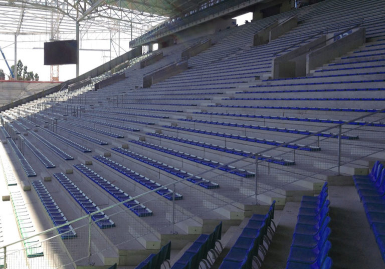 Fabrication de gradin - Solutions en bétons préfabriqués - Groupe PBM